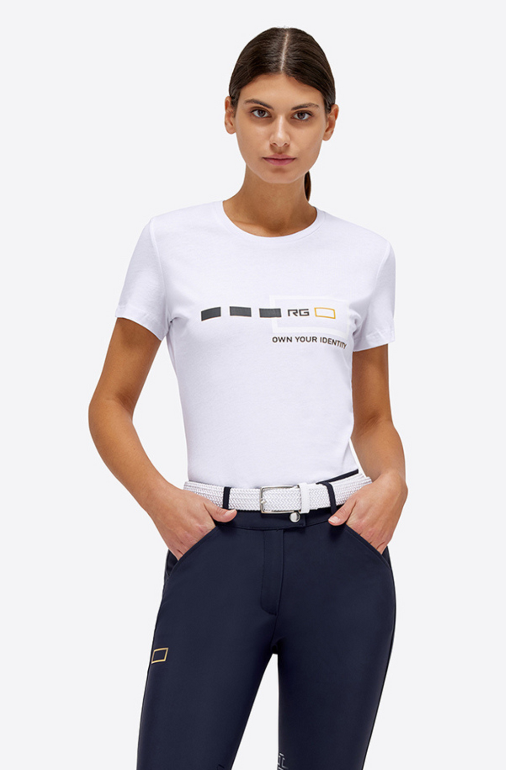 RG Italia - RG Cotton T-Shirt - White – The Rider Shop