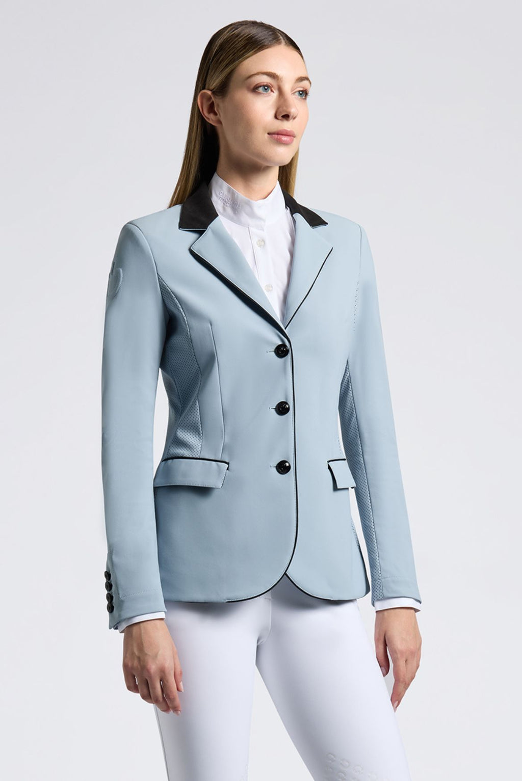 Cavalleria Toscana - 2024 GP Perforated Riding Jacket - Blue Fog – The ...