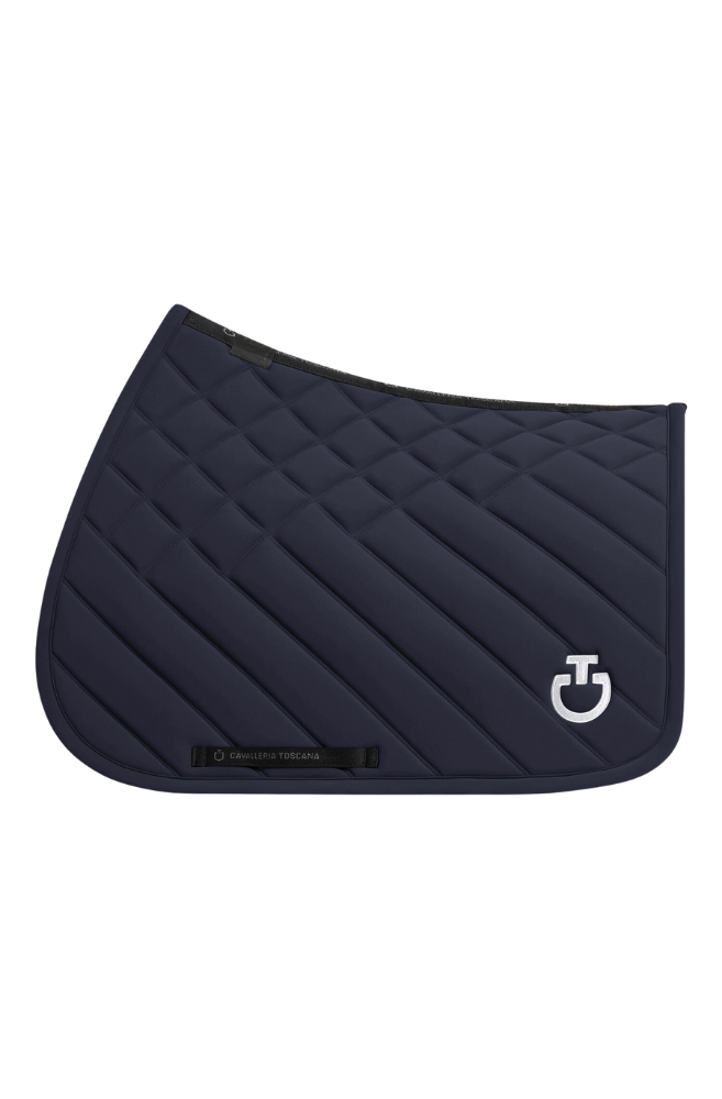 CT Diamonds & Lines Quilted Jump Pad - Navy Full – The Rider Shop
